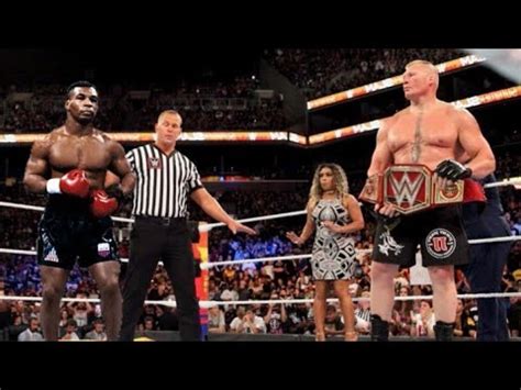 FULL MATCH Mike Tyson Vs Brock Lesnar YouTube