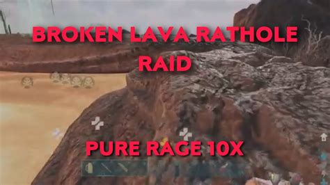 ARK Survival Evolved Broken Fjordur Lava Rathole Online Raiding