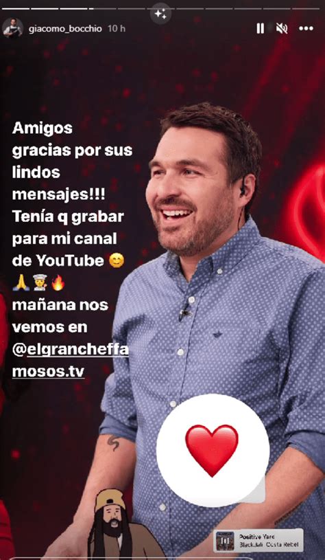 Giacomo Bocchio El Gran Chef Famosos Jurado Regresa Al Reality