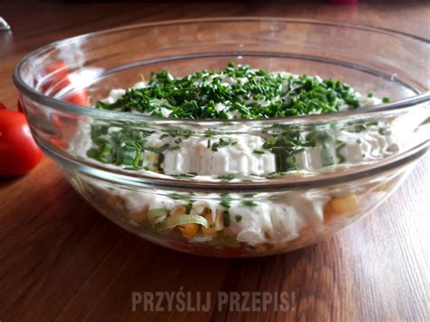 Sałatka tzatziki z serkiem wiejskim PrzyslijPrzepis pl