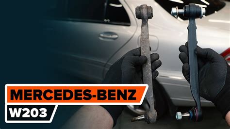 Cómo cambiar los bieletas de suspensión parte trasera en MERCEDES BENZ