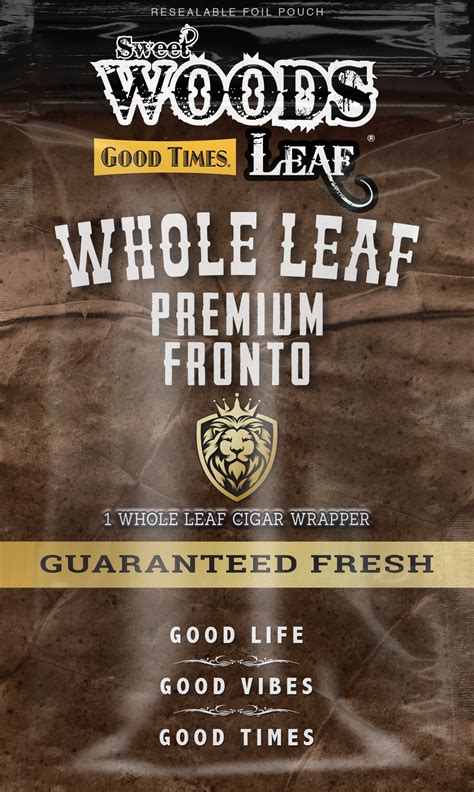 Sweet Woods Leaf Wrap 2CT Smoke GT