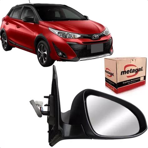 Retrovisor Toyota Yaris Original Metagal