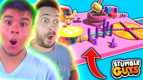 MTM SAMU Y BENJA PRUEBAN EL MEJOR MAPA DE STUMBLE GUYS ATRAPA Y