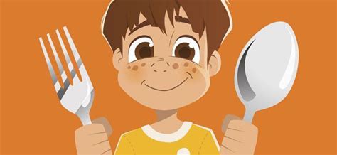 Los cubiertos Poema didáctico para niños Niños Poemas Enseñar a