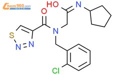 N 2 Chlorobenzyl N 2 Cyclopentylamino 2 Oxoethyl 1 2 3 Thia
