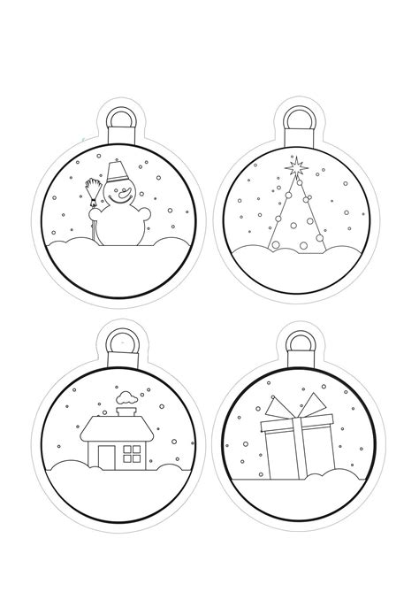 Desenhos De Bola De Natal Para Colorir E Imprimir ColorirOnline