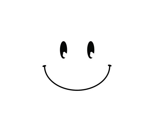 Smiley Face Svg Cutting File Clip Art Silhouette Stencil Etsy Images