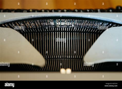 Old Typewriter Close Up Stock Photo Alamy