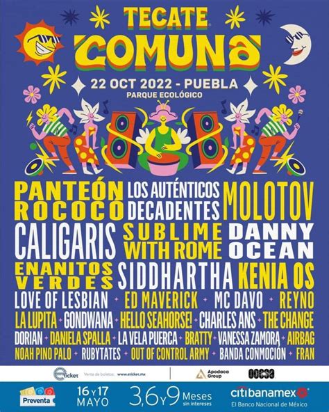 Regresa El Tecate Comuna Con Un Gran Line Up Para Este 2022