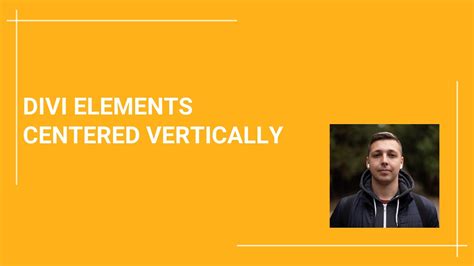 How To Center Columns Vertically Divi Theme Youtube