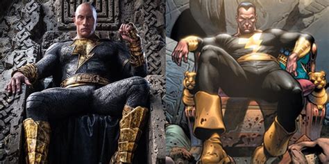 Dwayne Johnson recrea la icónica portada de Black Adam Comics para la