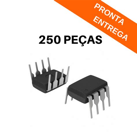 Kit 250 peças Circuito Integrado HCPL2631 DIP 8 PTH Circuitos
