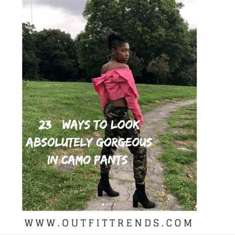 Outfits With Camo Pants 43 Ways To Wear Camo Pants Stylishly