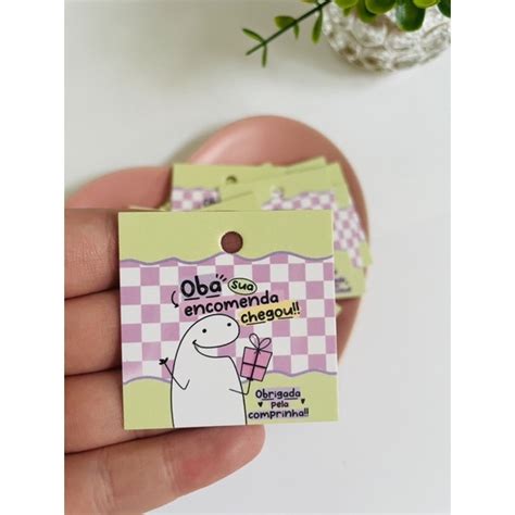 Tag Furo Flork Meme Oba Sua Comprinha Chegou 30 Und Shopee Brasil