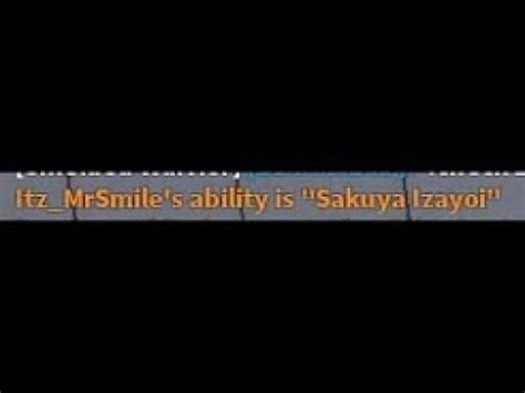 Sakuya Izayoi Showcase Sakura Stand Youtube