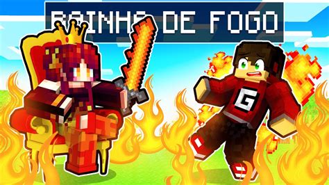 A RAINHA DE FOGO está APAIXONADA POR MIM no Minecraft YouTube