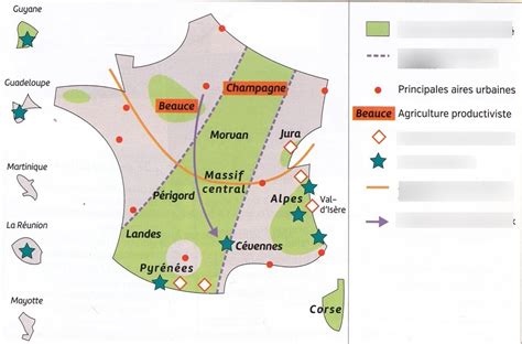 Diagramme De Espaces De Faible Densit En France Quizlet