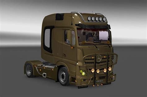 ETS2 Mercedes Actros MP4 Mega Mod Cabin DLC v 1 0 Mercedes Mod für