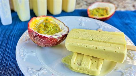 Como Hacer Paletas De Maracuy Parcha O Passion Fruit Youtube