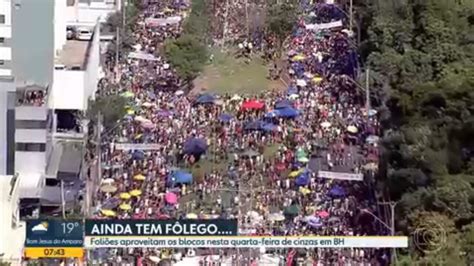 Vídeo Foliões se divertem em carnaval de Belo Horizonte Bom Dia
