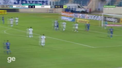 Confiança x CSA Melhores Momentos do 1º Tempo futebol ge