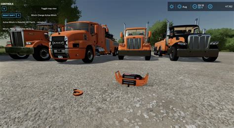 Tow Winch Pack V Fs Mod Farming Simulator Mod