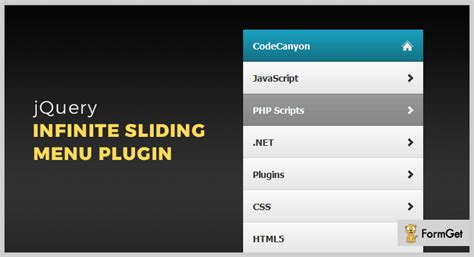 5 best jquery menu plugins 2022 free and paid formget
