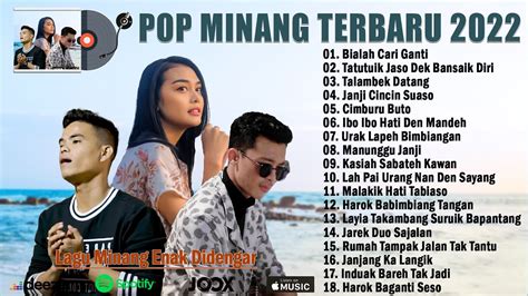 Lagu Pop Minang Terbaru Paling Populer 2022 Full Album Lagu Minang