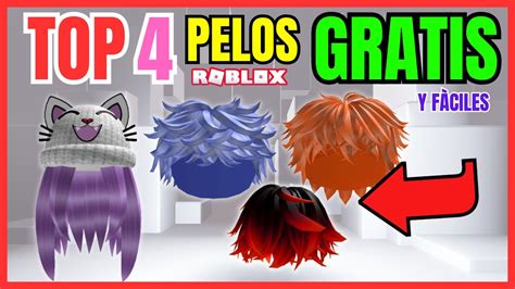TOP 4 PELOS GRATIS FACILES DE CONSEGUIR EN ROBLOX 2024 YouTube