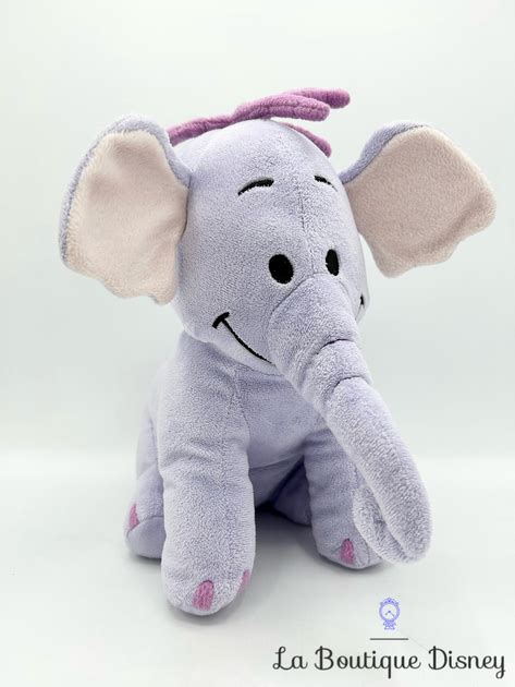 Peluche Lumpy Disneyland Paris Disney Éléphant violet éfélant Winnie l