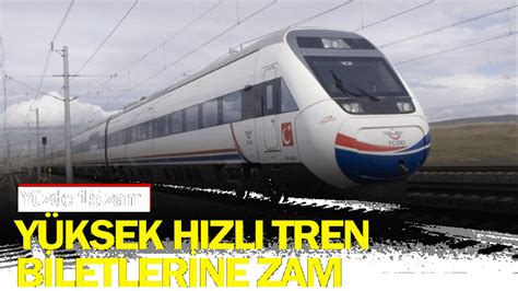 Yüksek Hızlı Tren biletlerine zam Medyabar