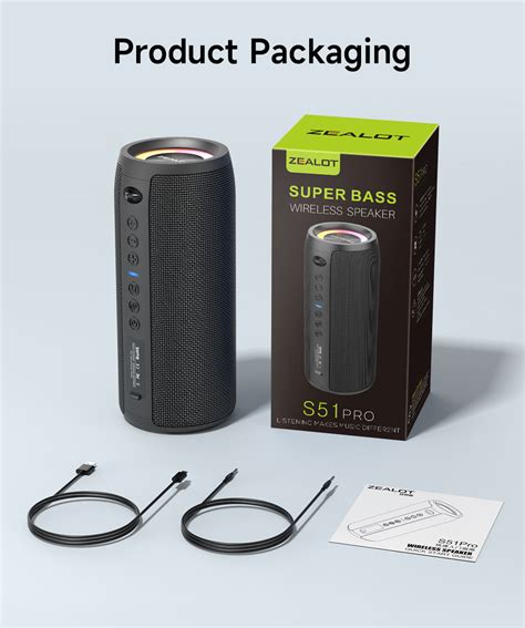 S51 Pro Bluetooth Speaker ZEALOT