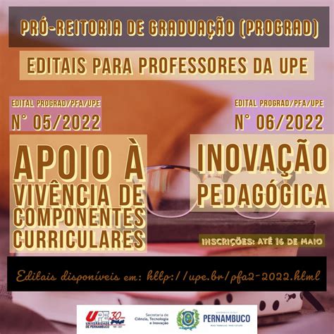A Pró Reitoria de Graduação da Universidade de Pernambuco PROGRAD UPE