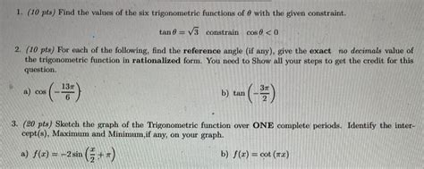 solved with the given constraint 1 10 pts find the