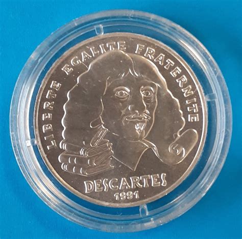 France Fifth Republic 100 Francs 1991 Descartes Essai En Catawiki