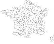 Carte De France Avec Département à Colorier En Ligne Le Carte