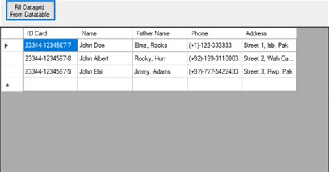 binding datagridview with datatable winforms youtube