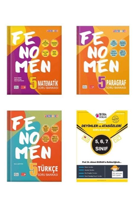 Gama Yayınları Fenomen 5 sınıf Matematik türkçe paragraf deyimler