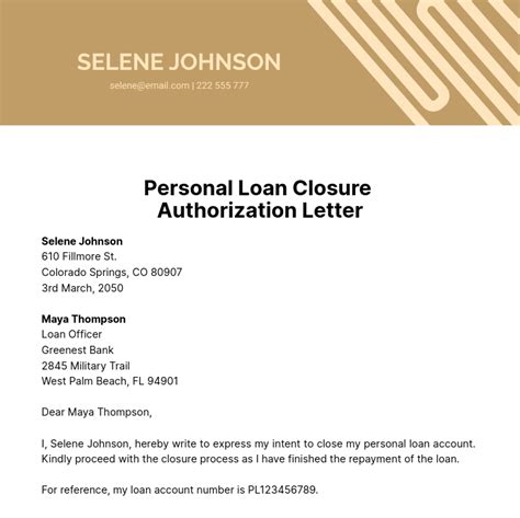Sle Authorization Letter To Close Bank Account Infoupdate Org