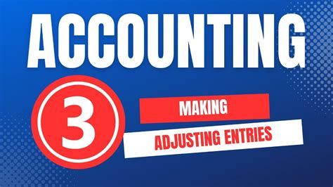 Adjusting Journal Entries Examples Financial Accounting Basics YouTube