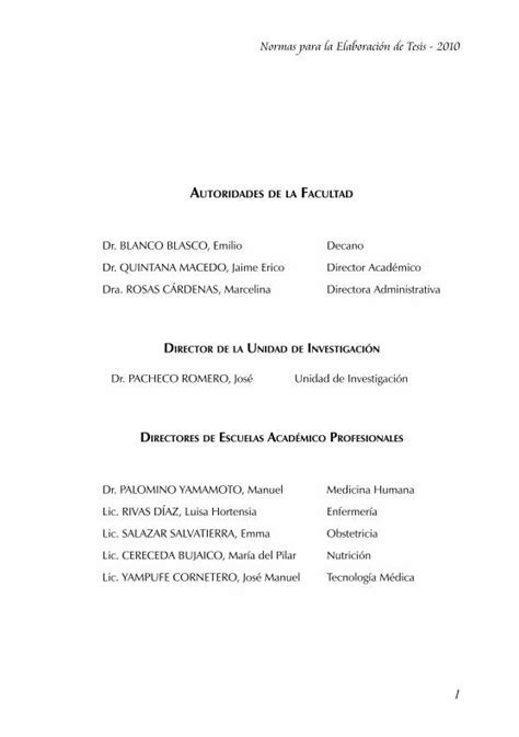 PDF Normas para la Elaboración de Tesis 2010 PDF fileFacultad de