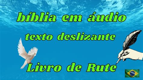 Bíblia em áudio NVI Texto Deslizante Português BR LIVRO RUTE