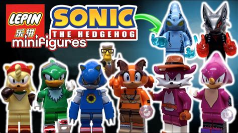 Minifiguras Bootleg De SONIC El Erizo Amigos Legos Chinos Y