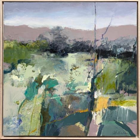 Joan Fullerton Spring Longing Slate Gray Gallery Abstract