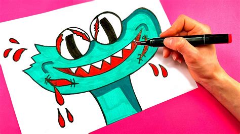 How To DRAW RAINBOW FRIENDS CYAN YouTube
