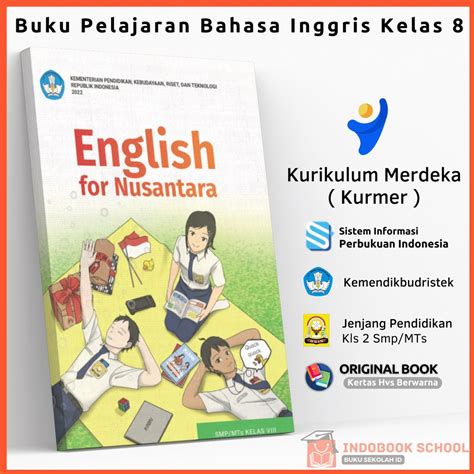 Jual Buku Paket Pelajaran Bahasa Inggris SMP MTS Kelas 8 VIII Kurikulum