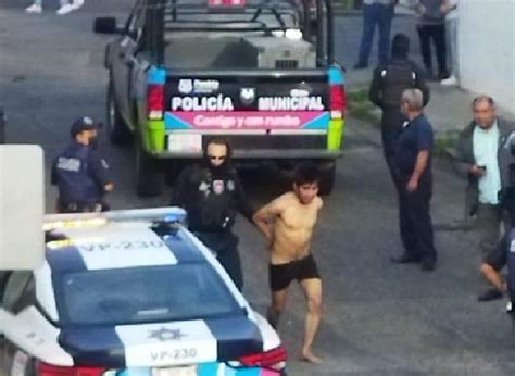Golpean y desnudan a presunto asaltante en la Mártires del Trabajo