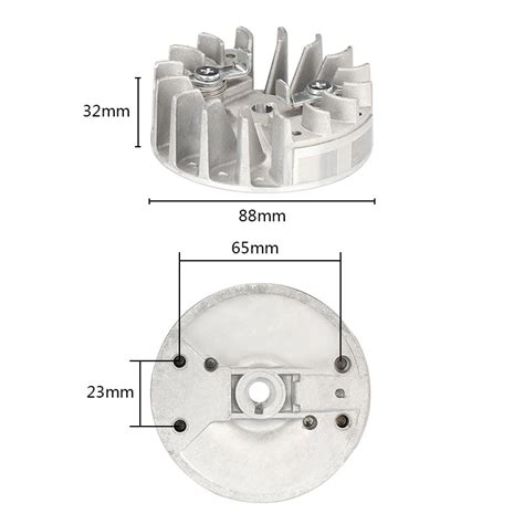 Piece detachee Tronçonneuse à essence avec volant magnétique adapté à