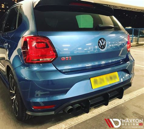 Rear Diffuser Vw Polo Mk Gti Facelift Volkswagen Polo Gti Polo Gti